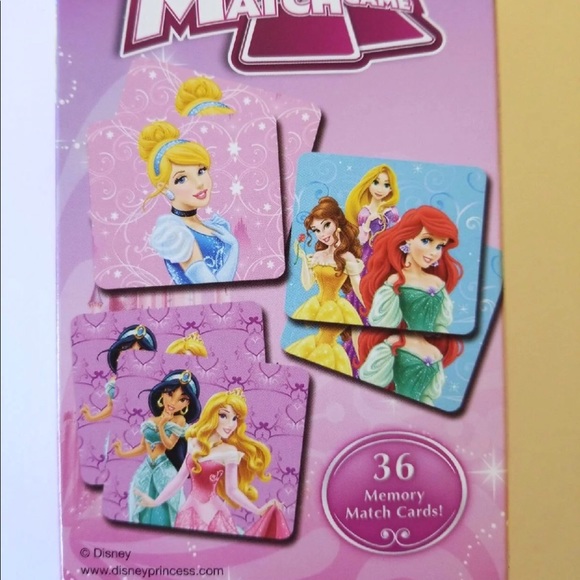 Disney | Accessories | Disney Princess Memory Match Game Set | Poshmark